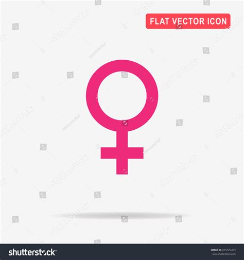 Female Sexual Orientation Icon Vector Concept Stock Vector Royalty