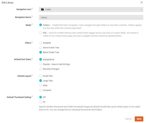 library configuration library settings support portal and knowledge base