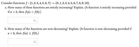 Answered Consider Functions F {1 2 3 4 5 … Bartleby