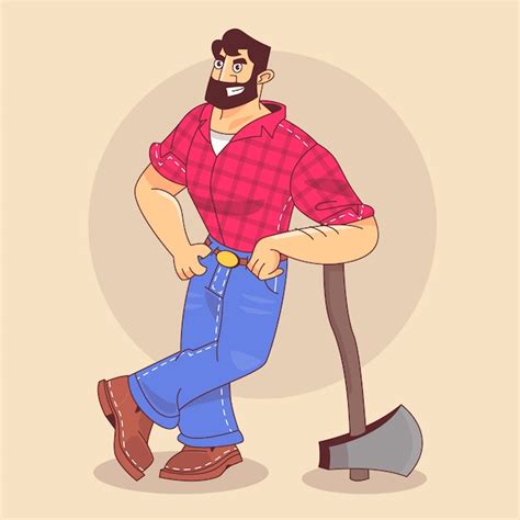 Sexy Lumberjack Vectors And Illustrations For Free Download