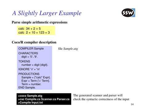 Ppt Generating Compilers With Cocor 1 Compilers 2 Grammars 3 Coco