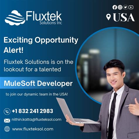Fluxtek Solutions Inc On Linkedin Jobopportunity Mulesoftdeveloper