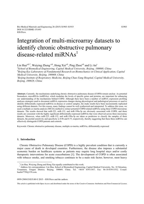pdf integration of multi microarray datasets to identify chronic