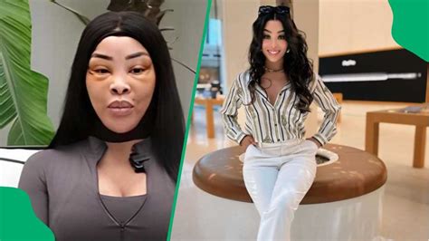 Khanyi Mbau Gives An Update On Face Transformation Sa Confused A Walking Filter Za