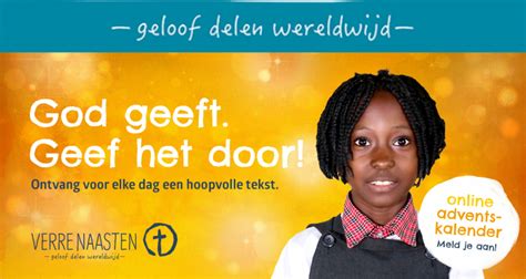 Adventskalender De Verre Naasten De Open Poort