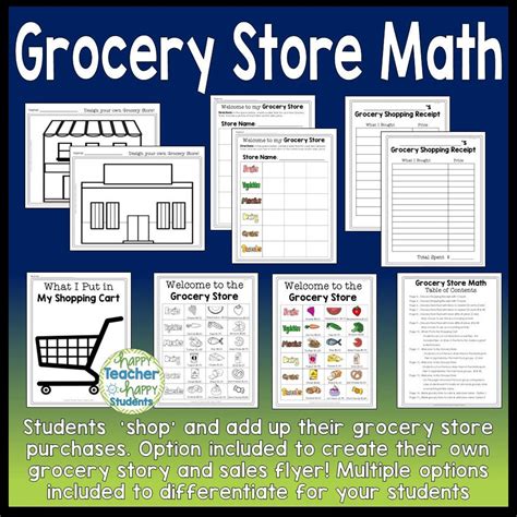 Grocery Store Math Real Life Math Skills Add Up Grocery Shopping