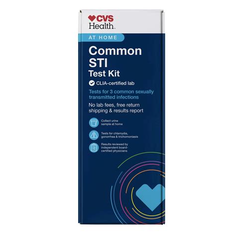 Cvs Health Common Sti Test Kit 1 Ct