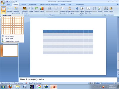 Computacion Primaria Power Point TRABAJAR CON TABLAS