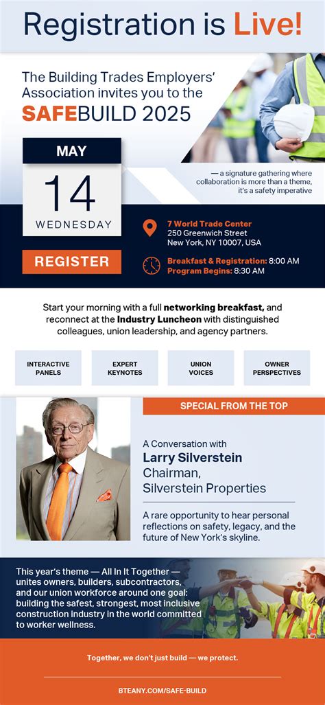 Registration Now Open For Btea Safebuild 2025