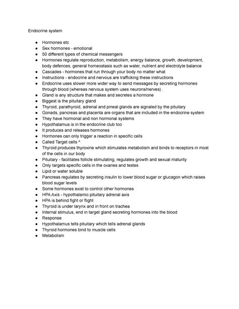 Hubs1403 The Endocrine System Endocrine System Hormones Etc Sex