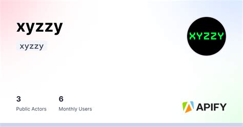 Xyzzy Xyzzy · Apify