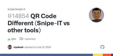 qr code different snipe it vs other tools · snipe snipe it