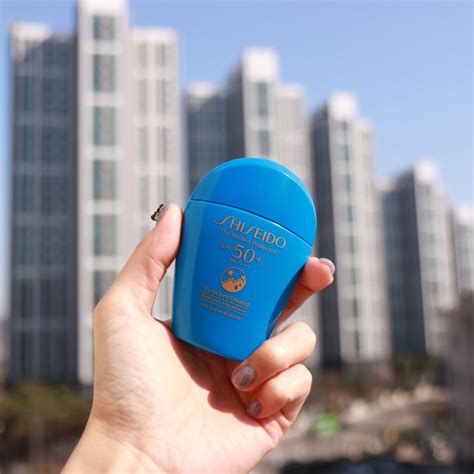 시세이도 선크림 가볍지만 강력한 자외선차단제 추천 파란자차 핑크자차 네이버 블로그