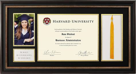 Harvard Law School Diploma Frame