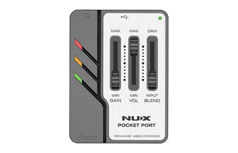 NuX Pocket Port USB Audio Interface Reverb
