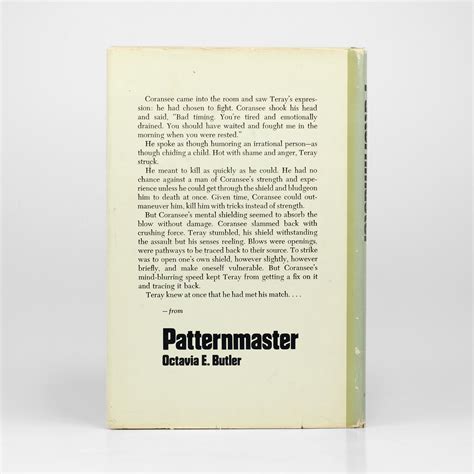 Patternmaster By Butler Octavia E Near Fine Hardcover 1976 1st