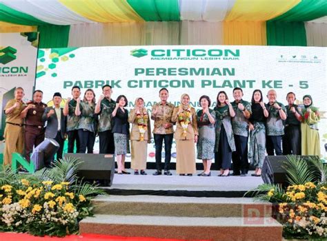 Bupati Demak Resmikan Pabrik Citicon Nusantara Industries 2024