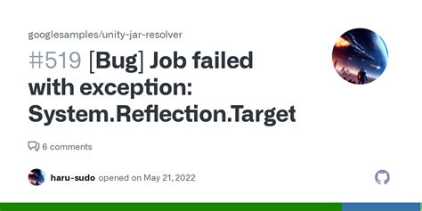 Bug Job Failed With Exception System Reflection