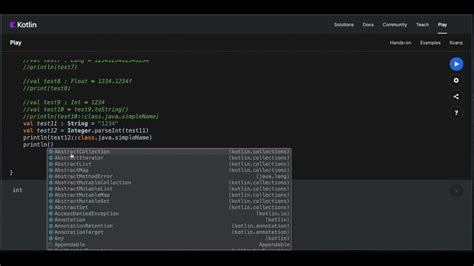 안드로이드를 위한 코틀린 Kotlin 문법 3 타입과 형변환 Youtube
