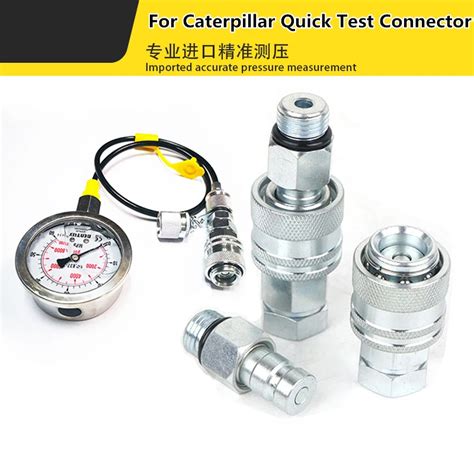 Hydraulic Test Adapter M16 Kit Akozon Hydraulic Pressure Gauge