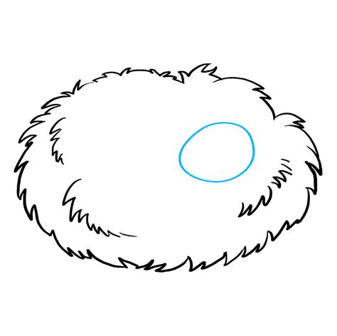 How To Draw A Bird Nest Really Easy Drawing Tutorial