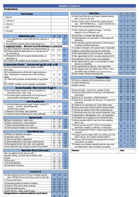 Regulatory Plan Template