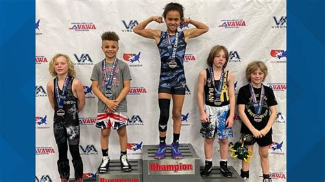 Virginia Beach Girl Racks Up National Wrestling Jiu Jitsu Medals