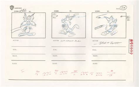 Tiny Toon Adventures Lets Do Lunch Storyboard Drawing Id Oct23138