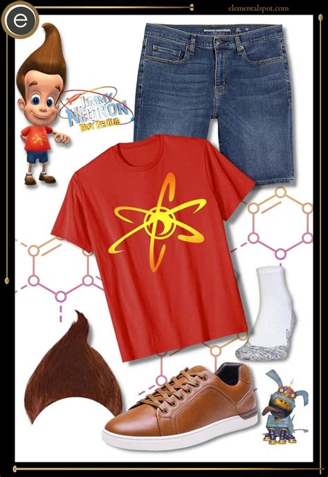 Dress Up Like Jimmy Neutron Boy Genius Elemental Spot