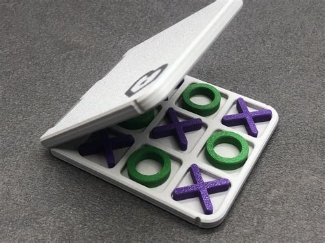 ️ Pocket Tic Tac Toe Fold And Play Anytime Anywhere Print In Place・free 3d File For ・cults