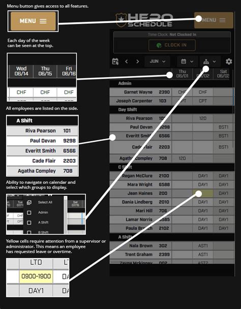 Main Schedule View See Your Agency S Schedule In One Place