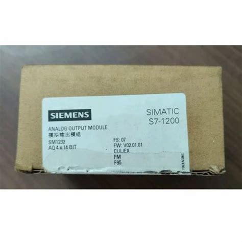 abs plastic 4g siemens simatic s7 1200 analog output module for plc