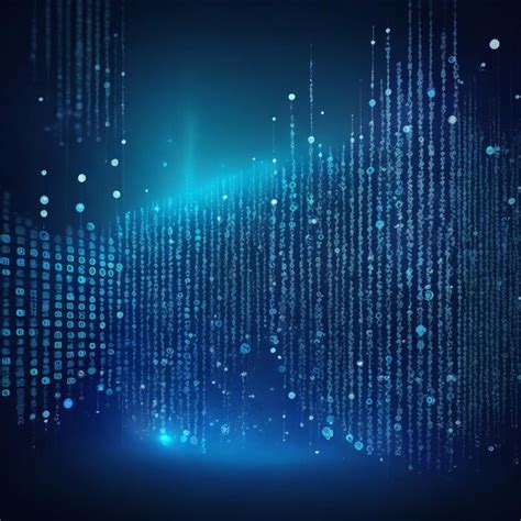 Premium Ai Image Technology Big Data Gradient Background Ai Generated
