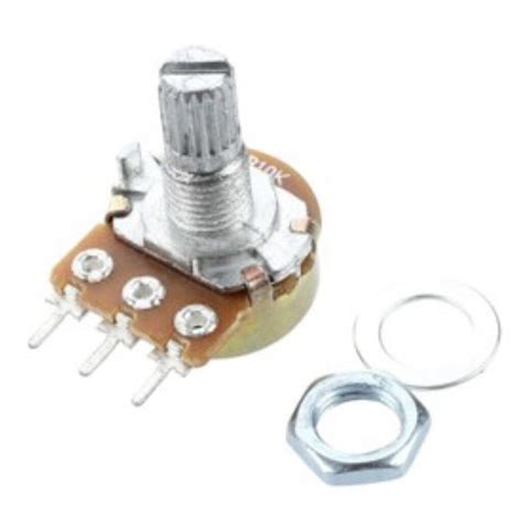 ตัวต้านทานปรับค่าได้ 10kohm โวลลุ่ม โพเทนซิโอมิเตอร์ Vr 10kohm Shopee Thailand