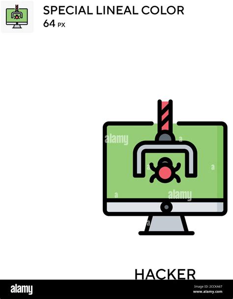 Hacker Special Lineal Color Icon Illustration Symbol Design Template For Web Mobile Ui Element