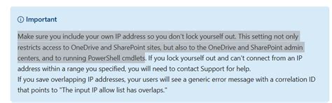 is there a way to specify an access control policy for accessing the sharepoint admin center to