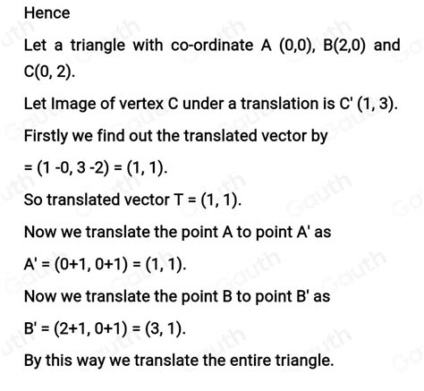 Solved You Are Given The Coordinates Of A Triangle And Coordinates For