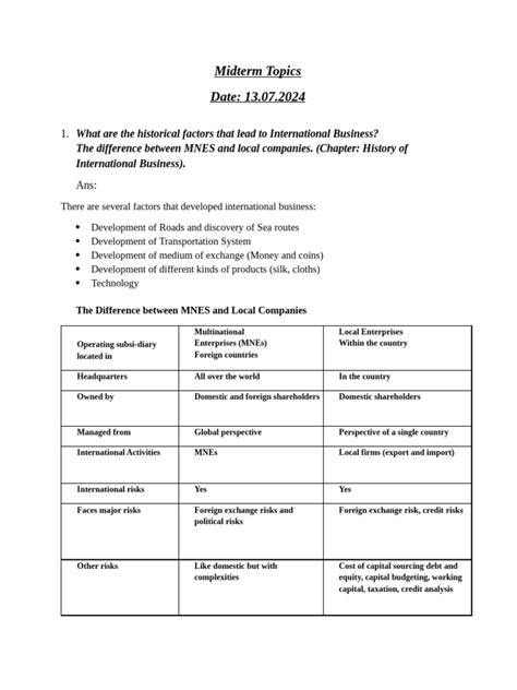 Midterm Topics And Discussion With Answers Pdf