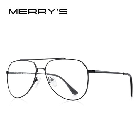 Merrys Classic Pilot Glasses Frame For Men Women M Vicedeal