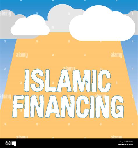 Word Writing Text Islamic Financing Business Concept For Banking Activity And Investment That