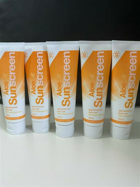 Forever Living Pure Aloe Vera Sunscreen Sun Cream Lotion 118ml New