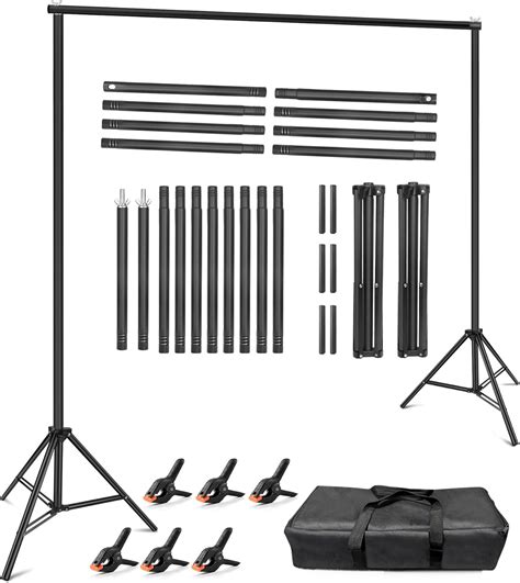 Hemmotop Backdrop Stand 10x8ft Heavy Duty Photography