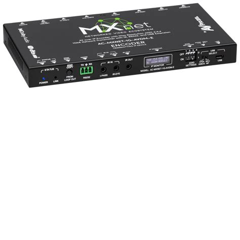 Avpro Edge Ac Mxnet 1g Avdm E Encoder Hdmi Hdmi Loop Usb Ir Rs232 Fiber And Rj45 With Audio