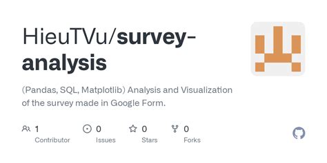github hieutvu survey analysis pandas sql matplotlib analysis
