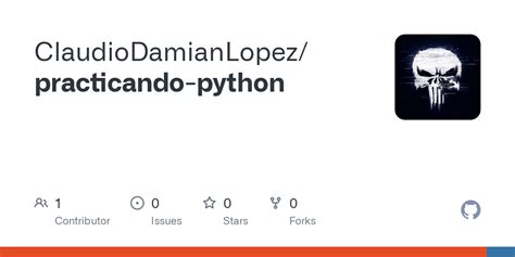 GitHub ClaudioDamianLopez Practicando Python