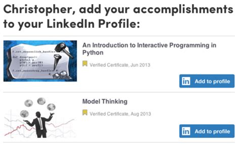 Add Coursera Accomplishments To Your Linkedin Profile Coursera Blog