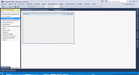 Windows Forms Textbox Con Sugerencias Ii Creando El Proyecto De Pruebas Píldoras Net