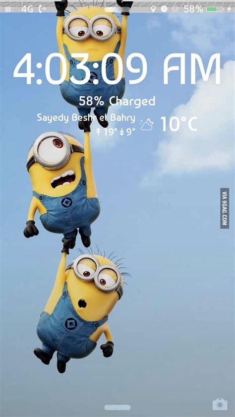 Minions Lock Screen Wallpaper 9gag