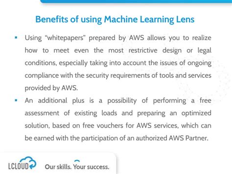 Well Architected Tool Serverless And Machine Learning Lens Ppt