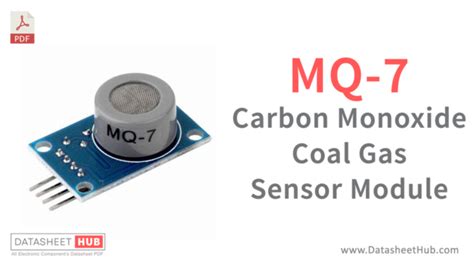 mq 7 carbon monoxide coal gas sensor module datasheet hub